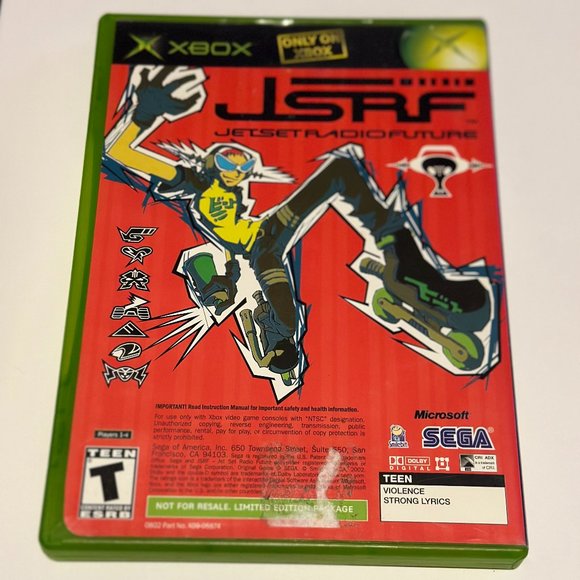 Microsoft | Video Games & Consoles | Jsrf Jet Set Radio Future Sega Gt ...